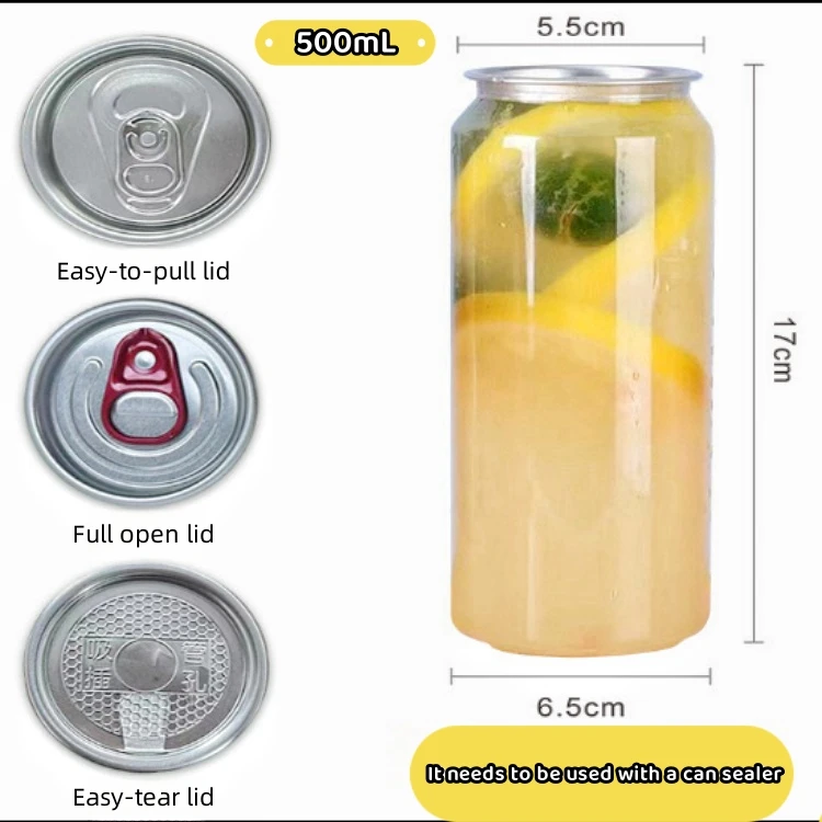 Custom Pet Plastic Can Milk Tea Bottle - Buy Pop-top Can/disposable Net Red Clear Juice Drink ...