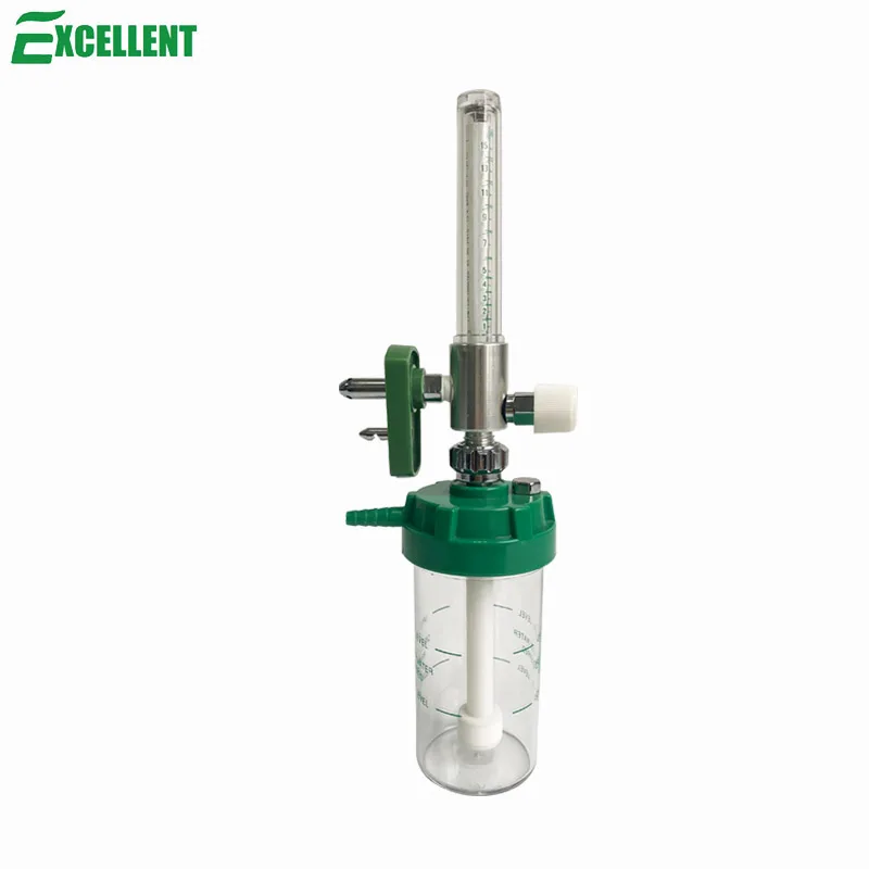 Brass Medical Oxygen Flow Meter - 1-15 LPM for Hospitals