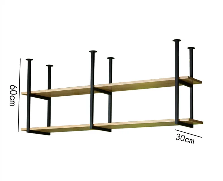 Nordic Ceiling Hanging Storage Shelves for Living Room