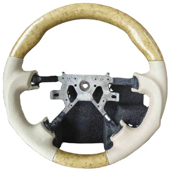 For Nissan Elgrand E51 Wooden Perforated Leather Interior Accessories ...