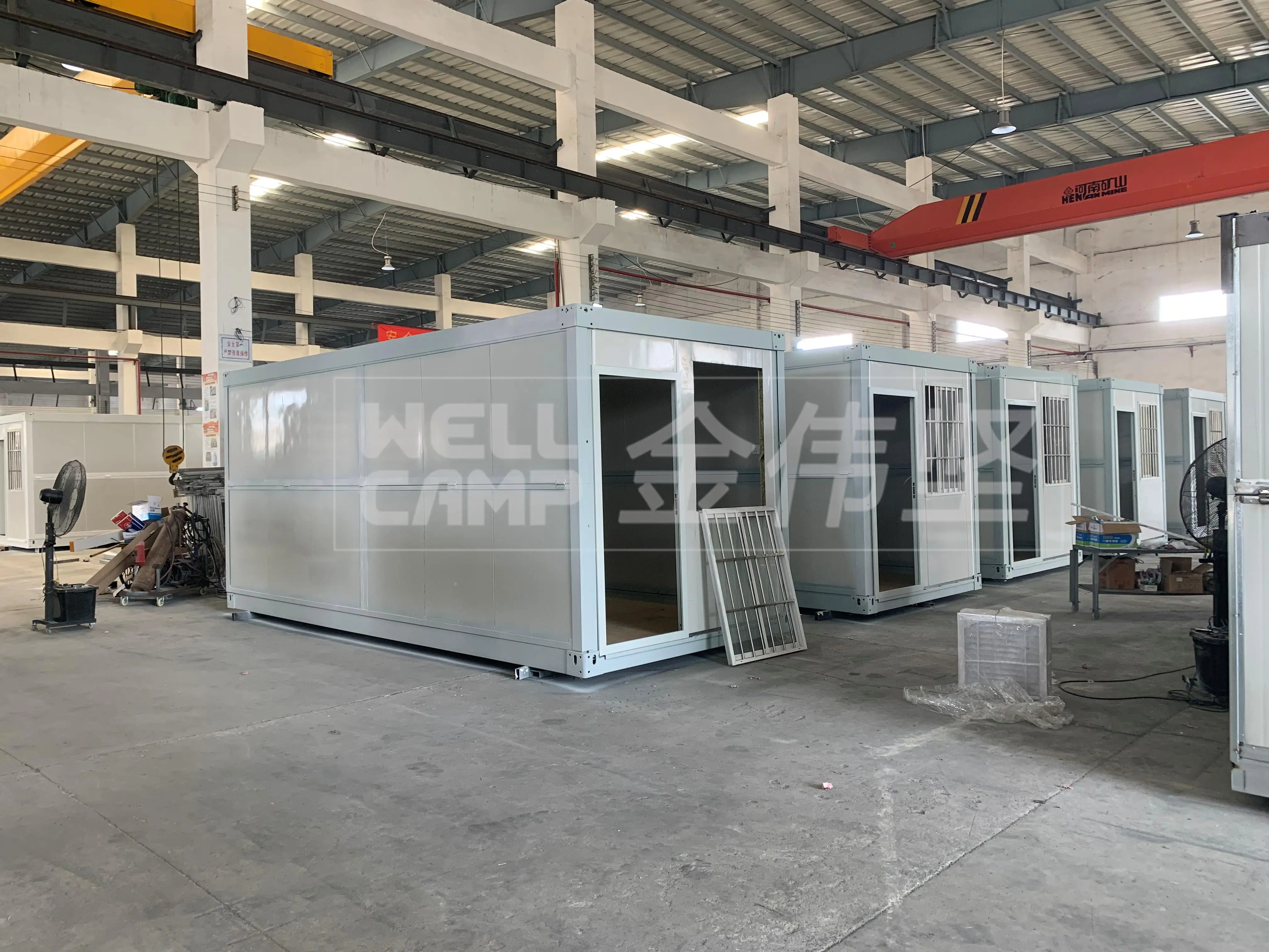 Wellcamp Fast Install Collapsible Caravan Dormitory 20ft Folding ...