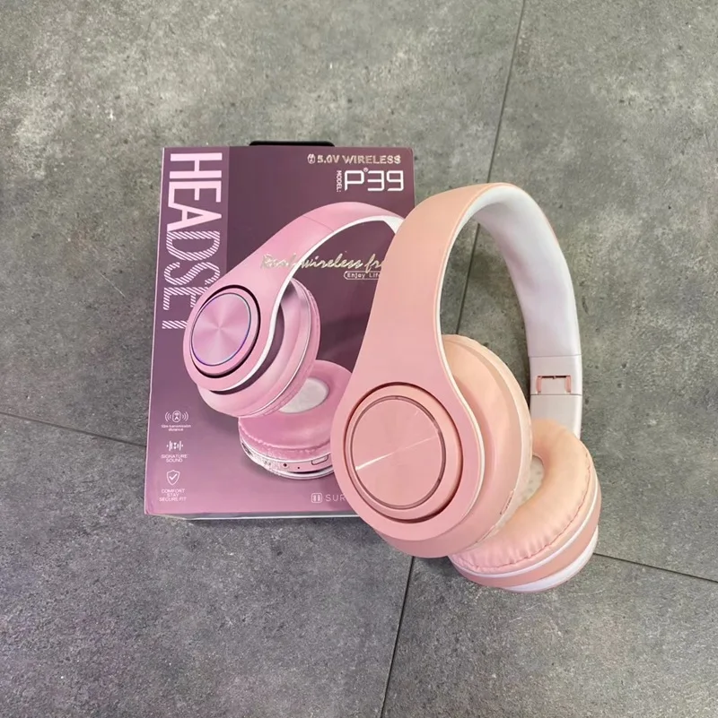 P39 P33 P9 Air Pro Max Wireless Headphones Macarons Handfree Headset Bt ...