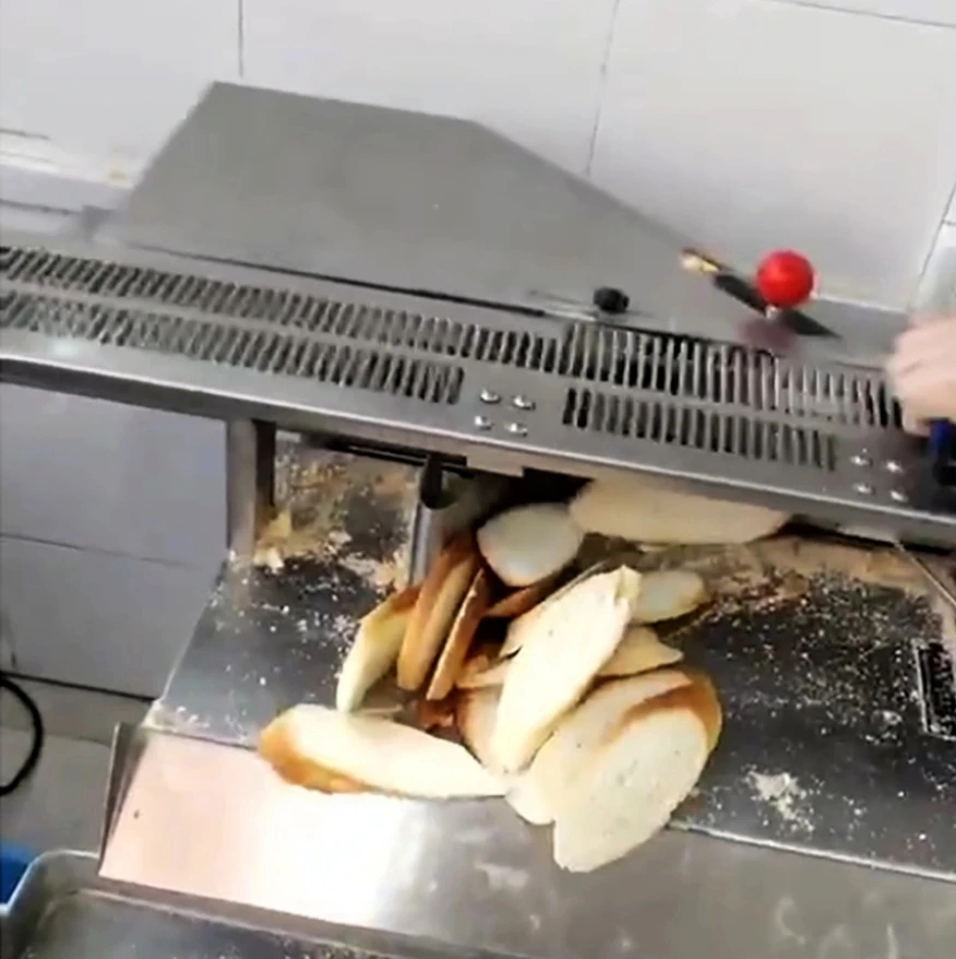 Commcerical Baguette Bread Slicing Machine Slice Bread Machine Baguette Slicer Machine Price ...