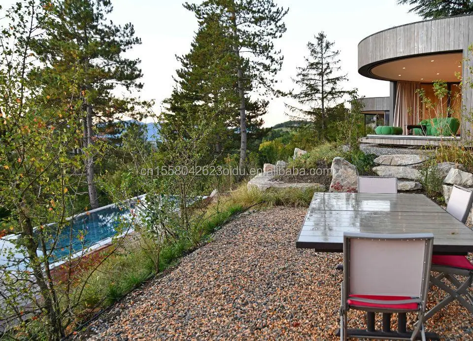 Luxury Prefabricated Cabin Round House - Modern Steel Structure for ...