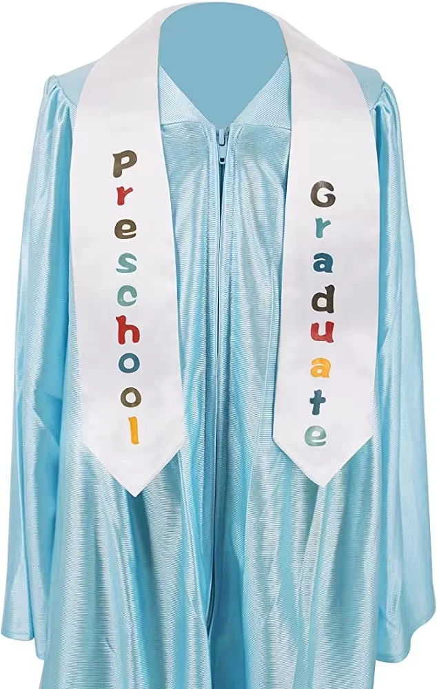 60 Inches Kids Graduation Stoles Sublimation Blank Stoles for Preschool ...