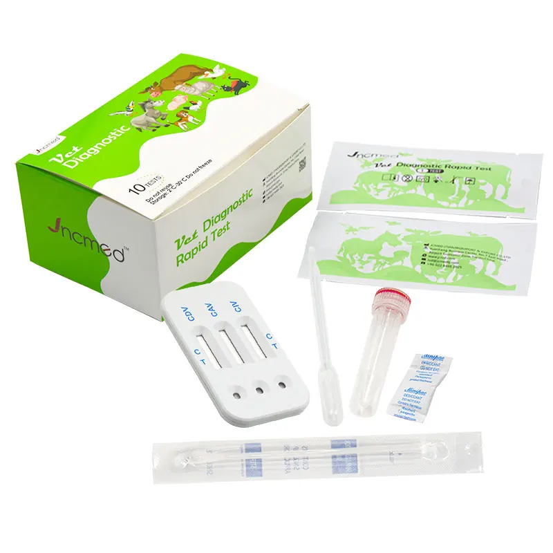 Veterinary Rapid Test Kit Combo Canine Distemper Adenovirus Type Ii Cdv ...
