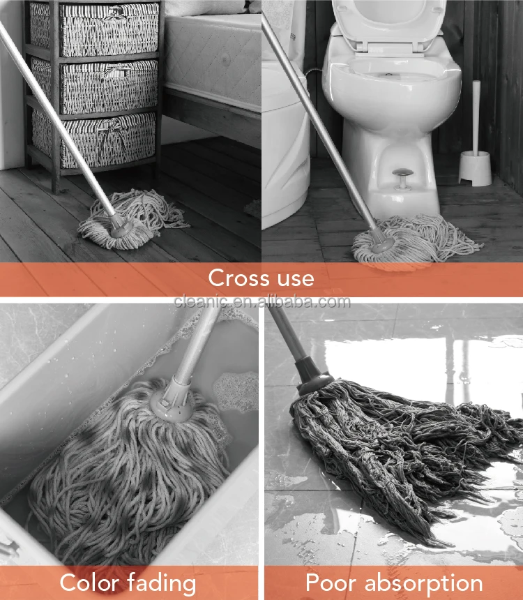 Colour Coded Cleaning Tools - Efficient Mopping Solutions