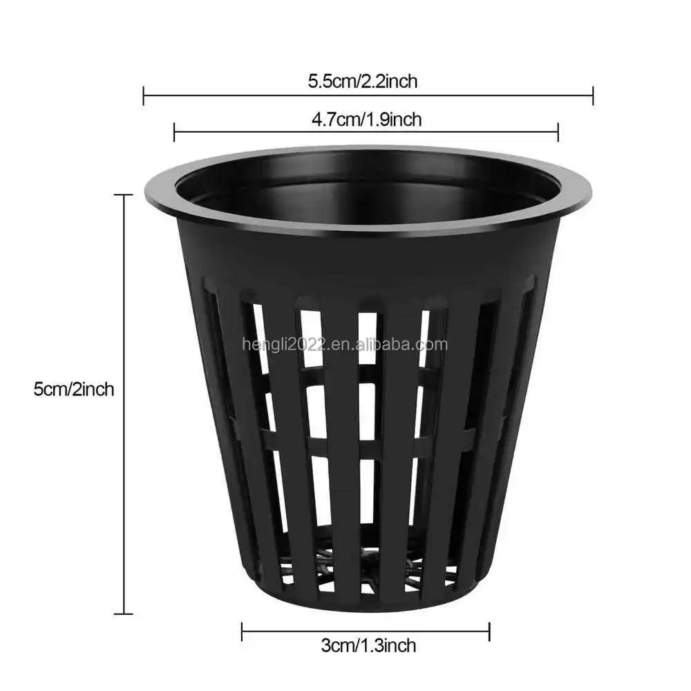Hydroponic Baskets - Durable 2 Inch Mesh Pots for Gardens