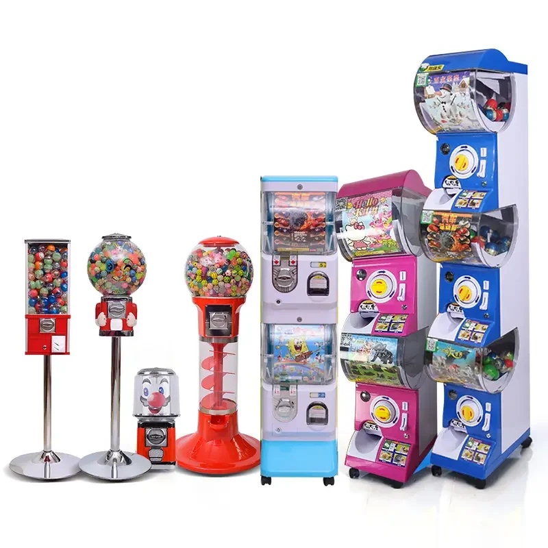 SUNMO Coin Operated Toy Gumball Gashapon Capsule Machine