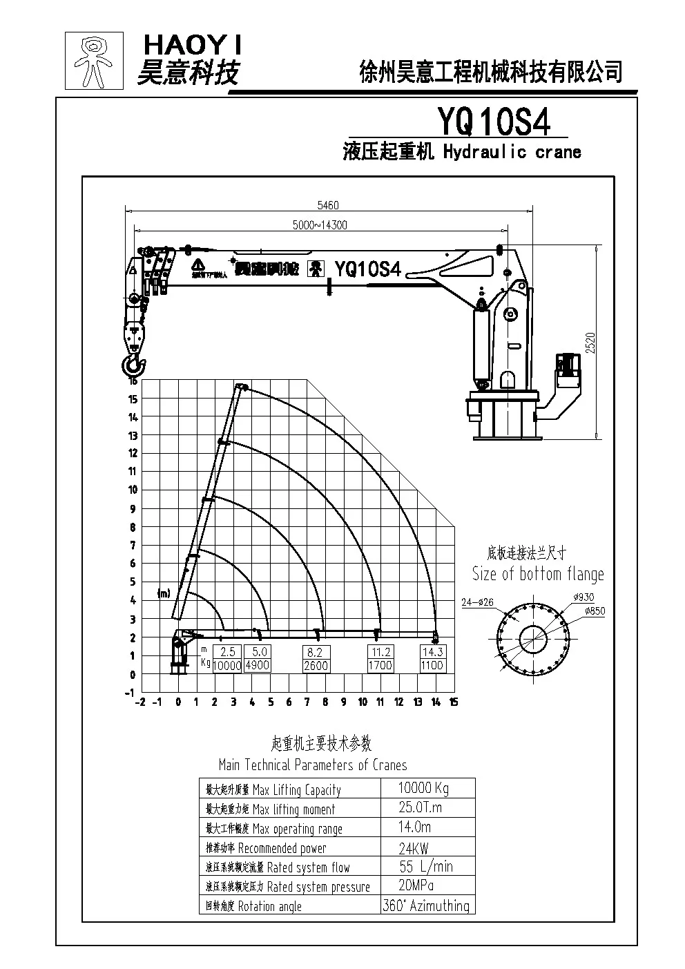 10 Ton Marine Ship Deck Harbor Crane With Hydraulic Pump Station 380v ...