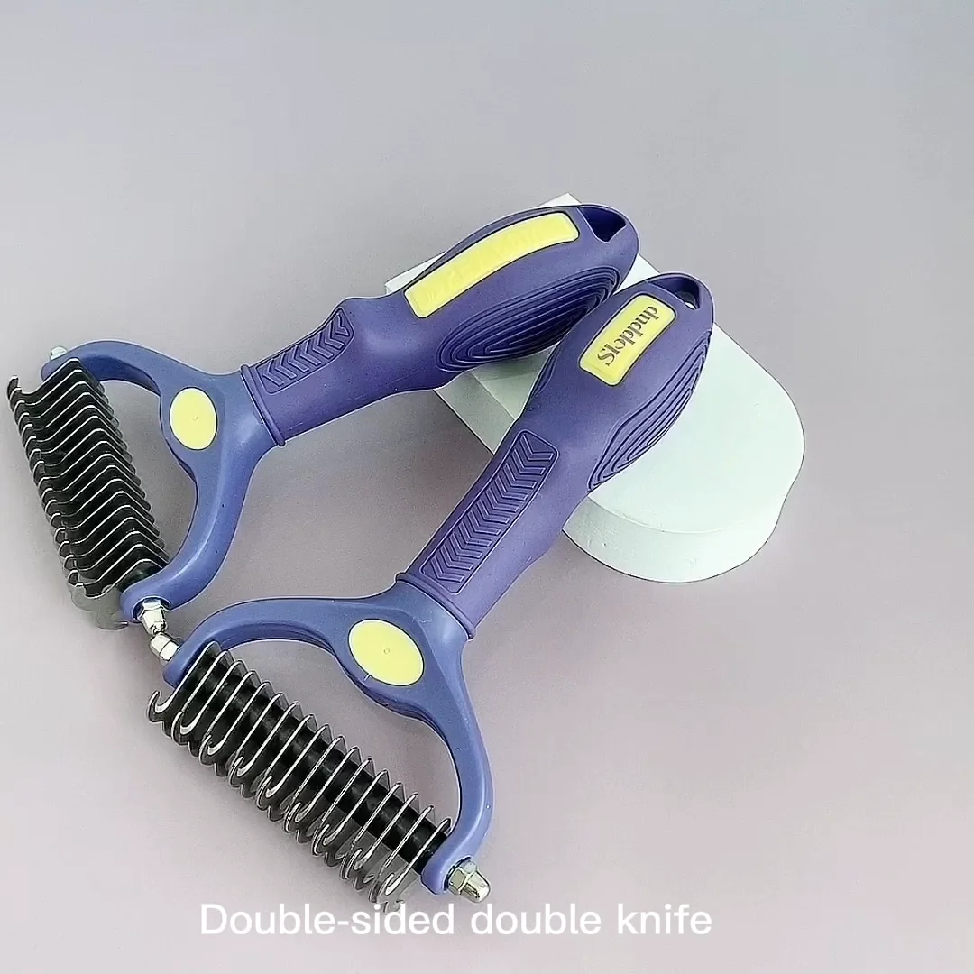 Factory Wholesale Double Sided Pet Open Knot Comb Cat Dog Safe ...