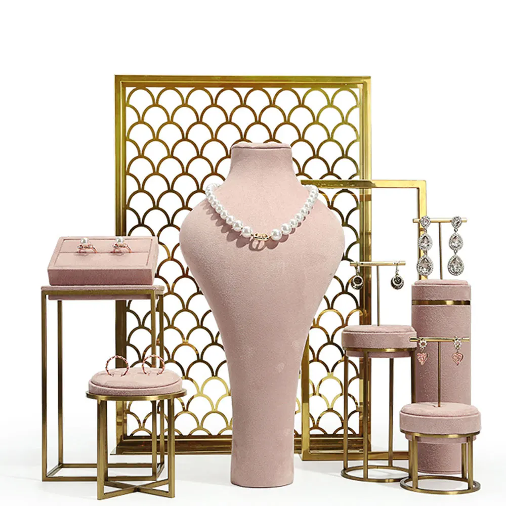 Custom Jewelry Display Props Ring Necklace Earrings Bracelet Racks ...
