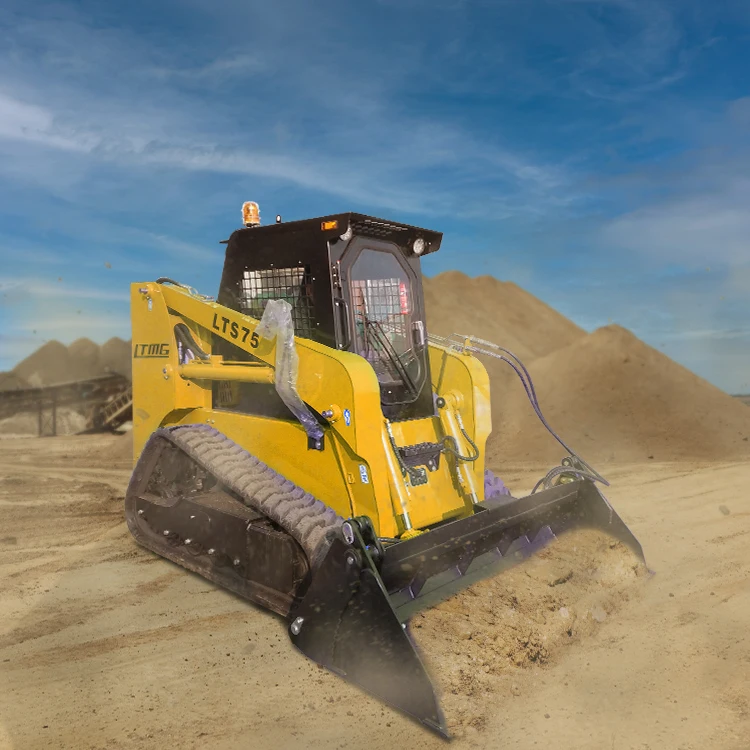 Ltmg Factory Various Attachment Tracked Skid Steer Loader 700kg 1000kg ...