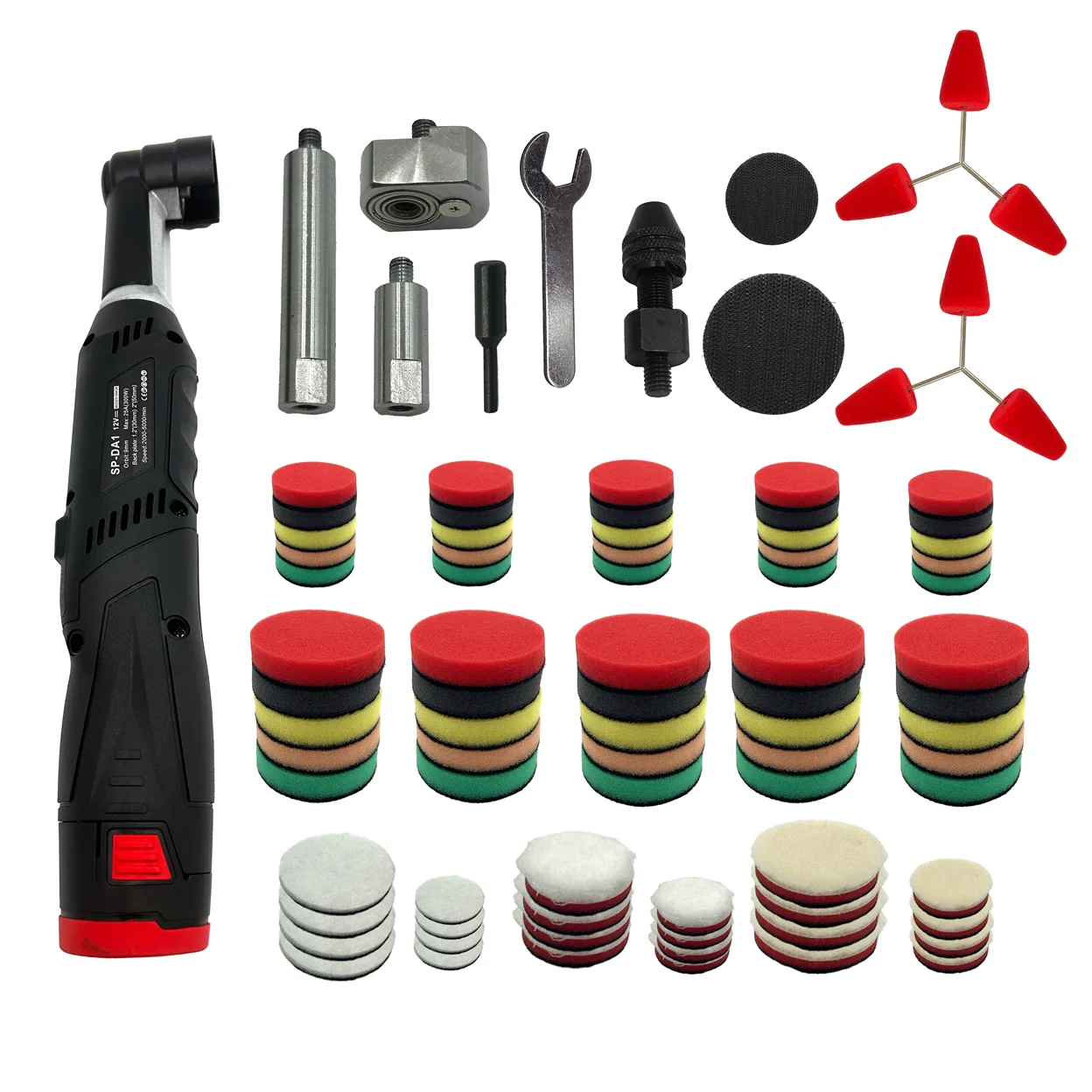 Alibaba.com: 89 PCS Cordless Polisher Kit with 12V DC Car Buffer Mini ...