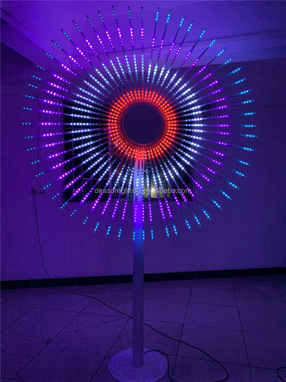 Outdoor Christmas Decoration Led Firework Pole Lighting - Buy Led ...