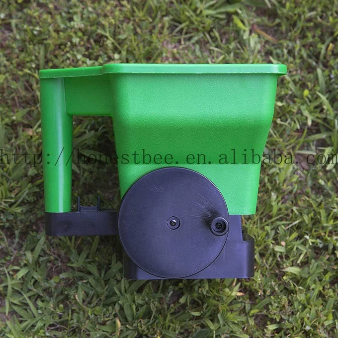 3L Handheld Broadcast Hand Seed Fertilizer Spreader for Lawn and Garden