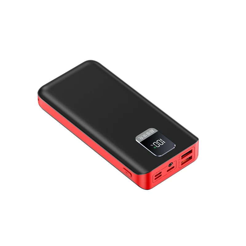Power Bank 20000mah Led Powerbank Type C Output Dual Usb Port 22.5w ...