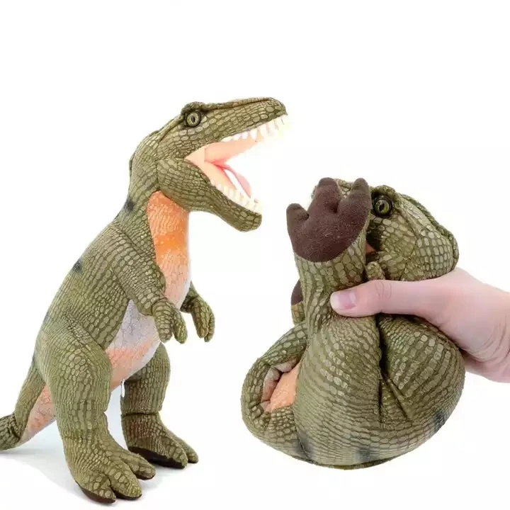 Sitting Simulation Sequin Tyrannosaurus Rex Shunosaurus Realistic ...