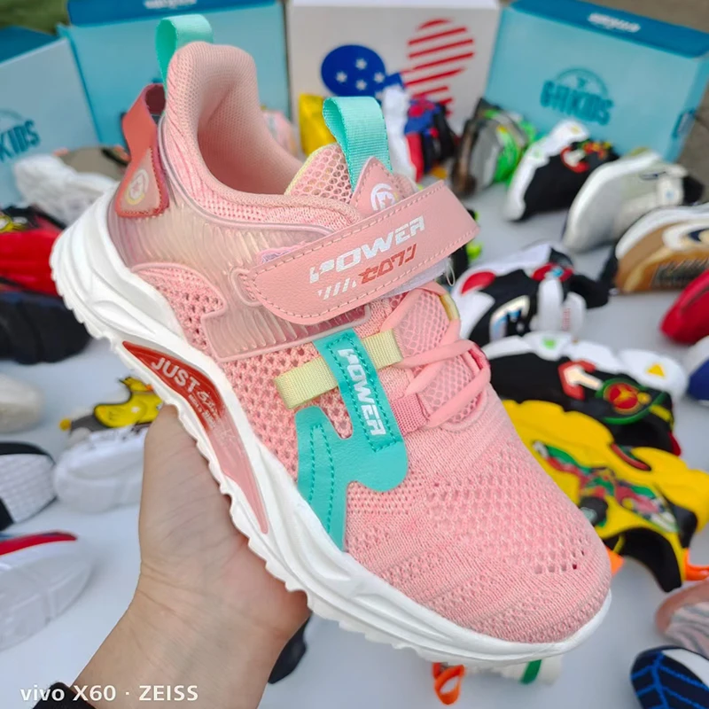 C2125 Children Sports Shoes Kids Sneakers Boys Shoes Running Sneakers Breathable Children's ...