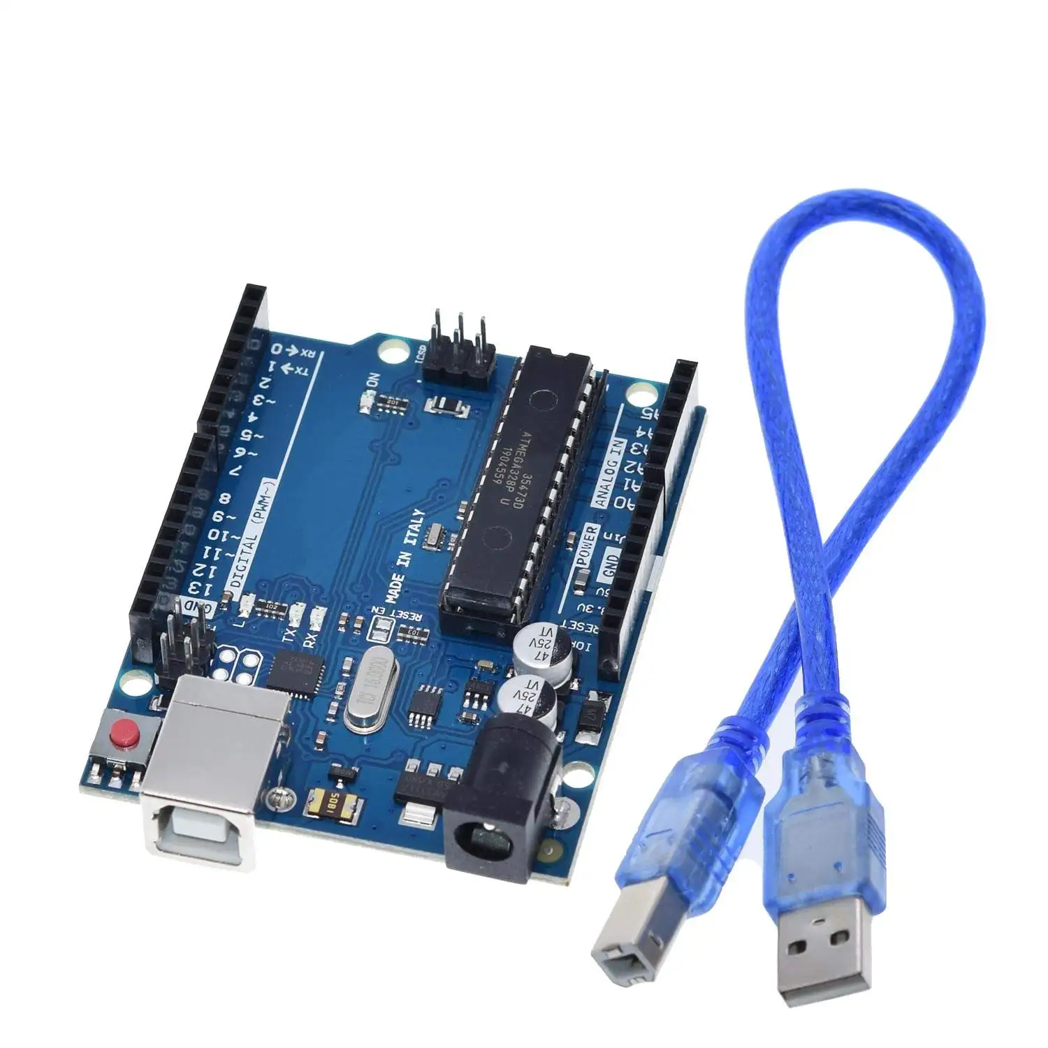 TZT For UNO-R3 ATMEGA328P ATMEGA16U2 Development Board With USB Cable ...