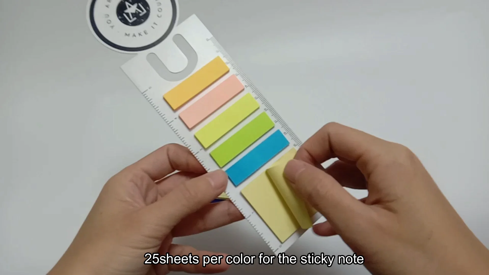 Factory Price Pp Sticky Notes With Bookmark And Ruler - Buy Sticky ...
