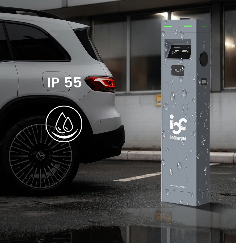 22kW AC EV Charger Commercial Version Electric Car Charging Floor ...