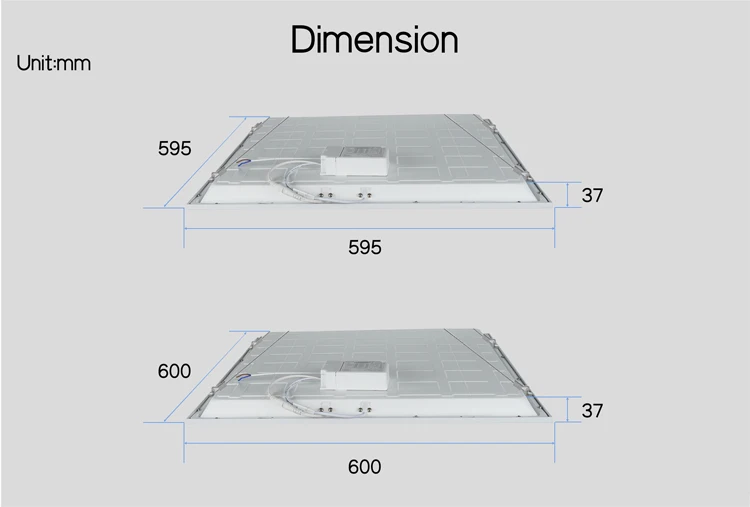 Latest Design 50hz 60hz 60x60 30cmx1200cm Prismatic Diffuser Smart ...