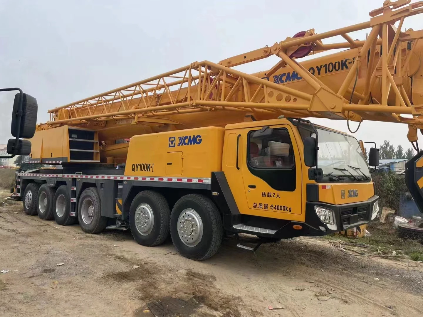 Heavy Crane 100 Ton Mobile Truck All Terrain Crane Qy100k 60m Boom ...