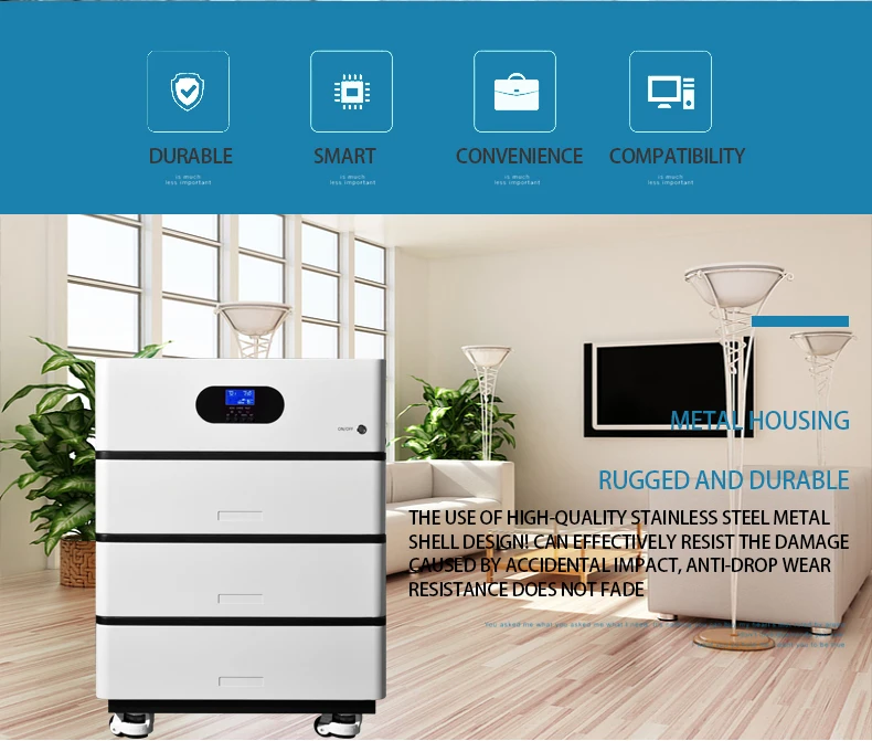 Residential Home Ess 10kw 20kwh 30kwh Stackable Hybrid Solar Invert ...