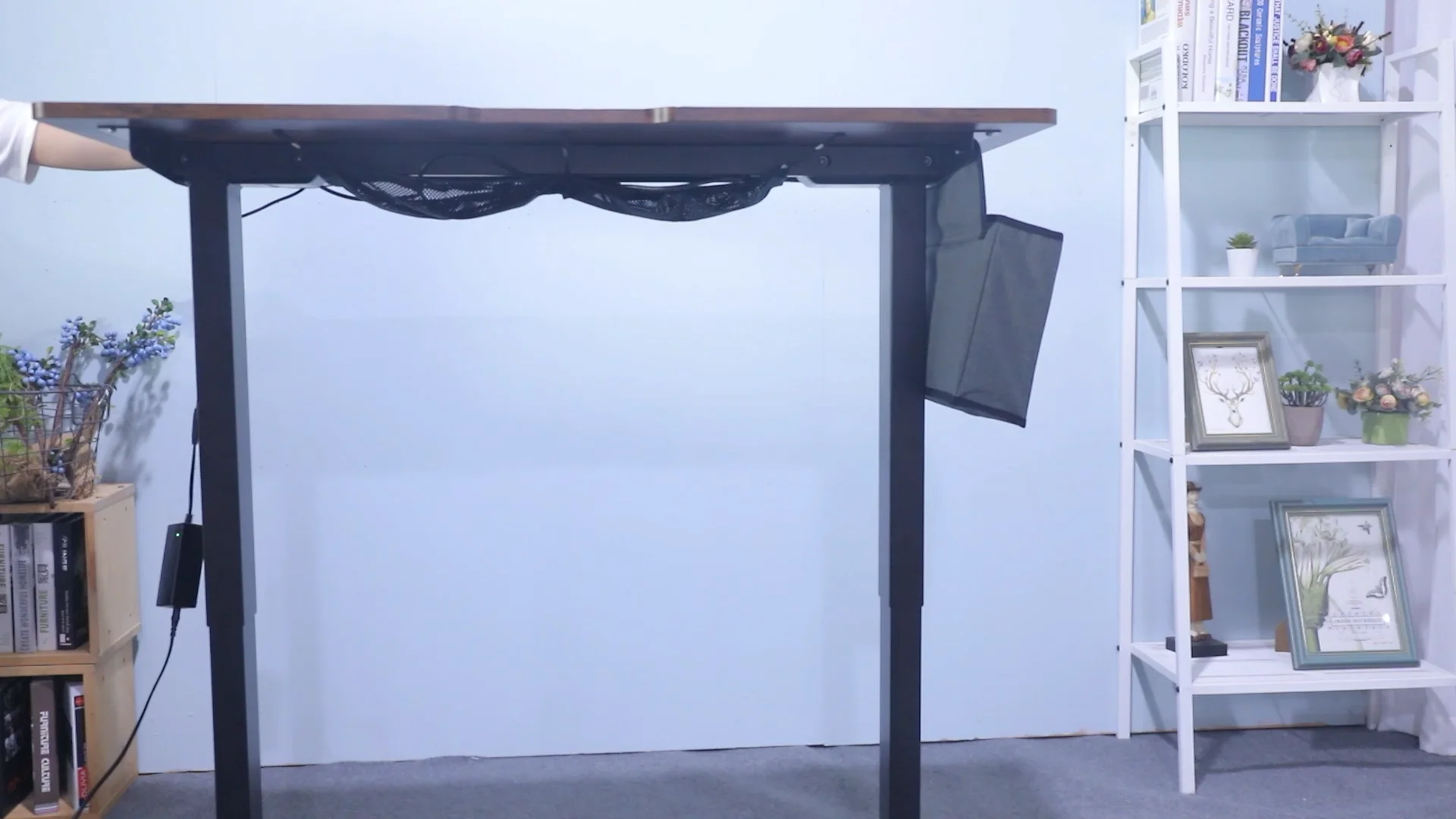 Okin Dual Motor Two Stages Standing Computer Table Fast Instal Electric ...