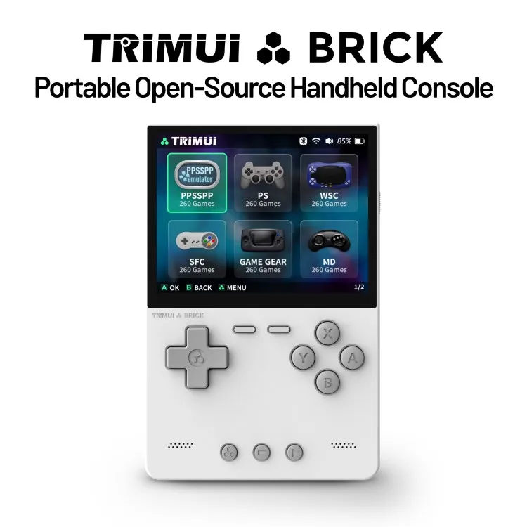 Trimui Brick Retro Handheld Game Console - 3.2 Inch Screen