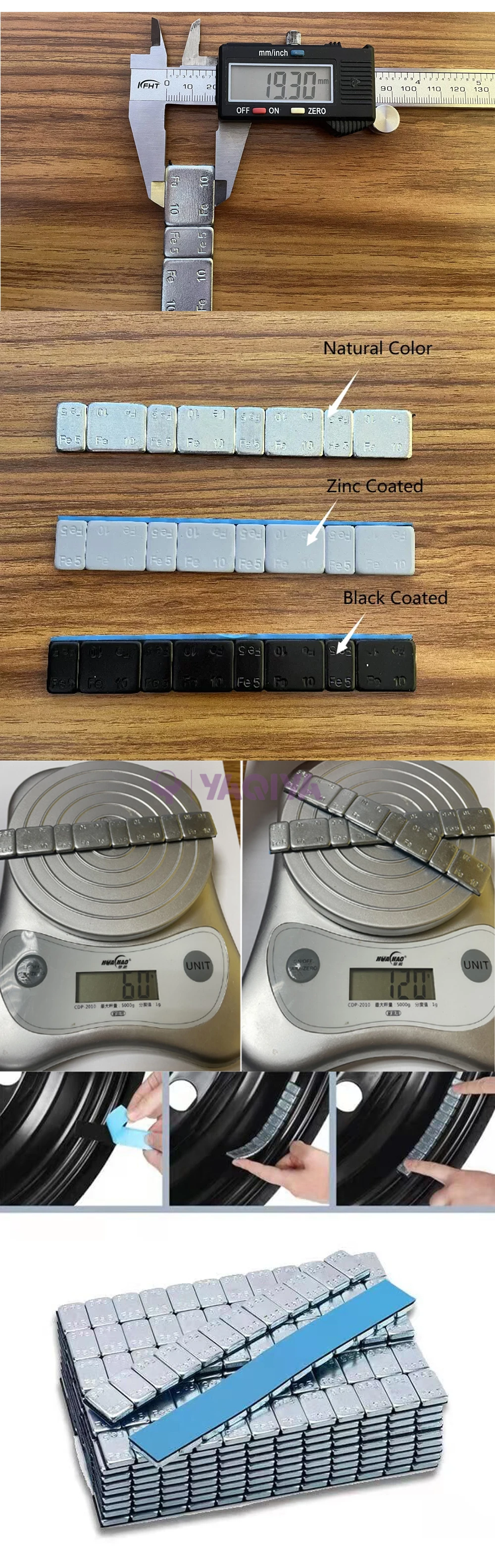Wheel Balance Weights - 5kg and 6kg Roll Packages