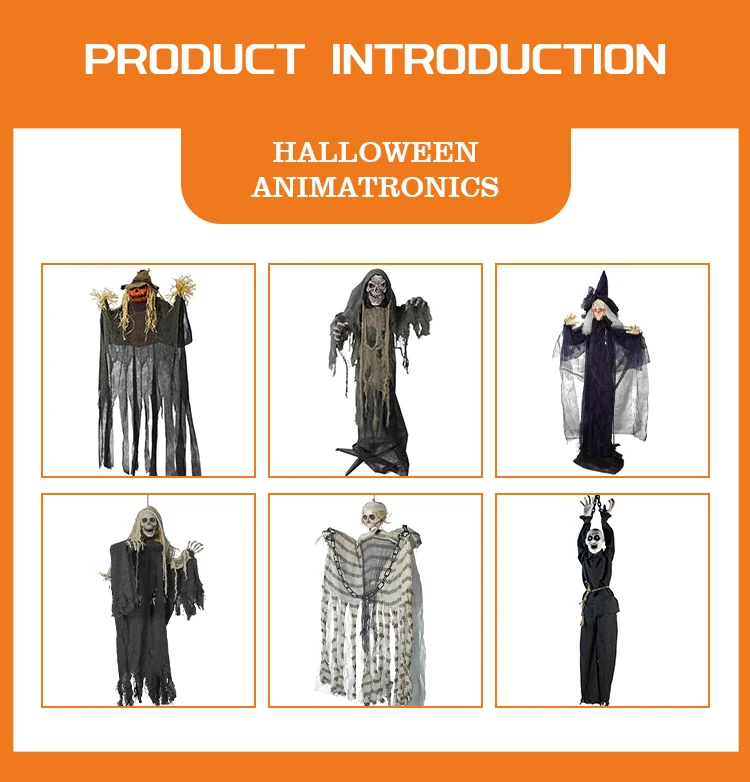 Horror Decoration Animated Prop Lifesize Anomotronic Ball Witch With ...