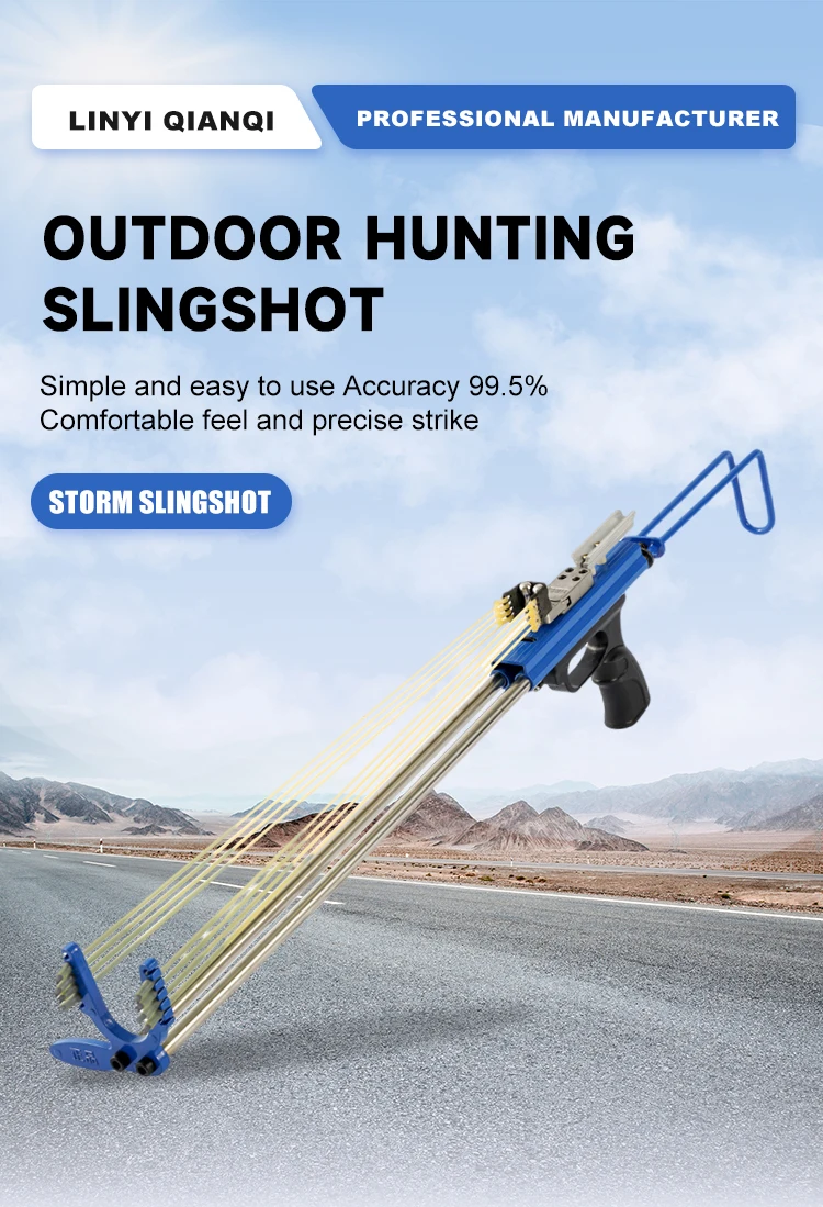 Outdoor Telescopic Long Rod Slingshot Shooting Hunting - Buy Slingshot ...