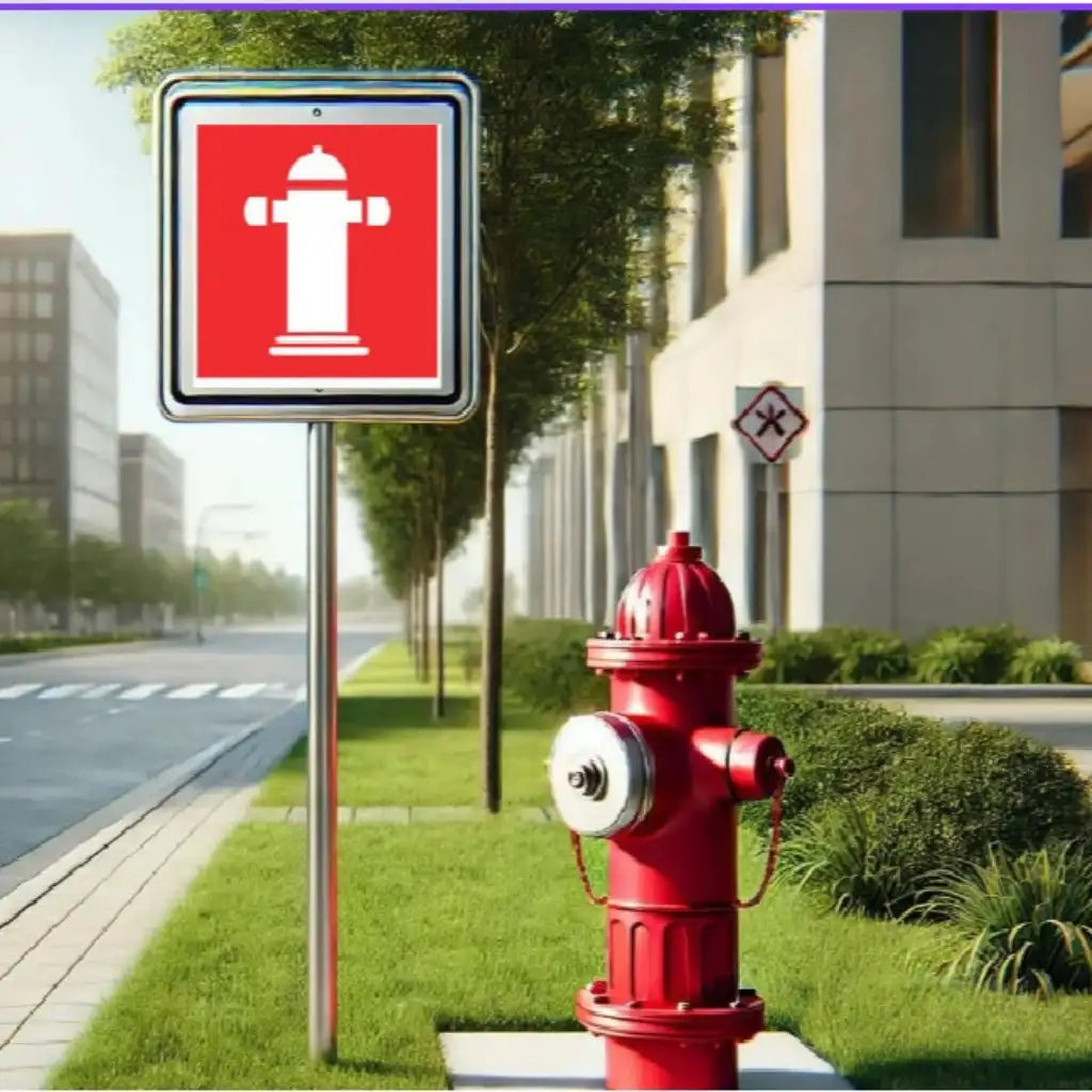 Column hydrant sign aluminum 400x400mm| Alibaba.com