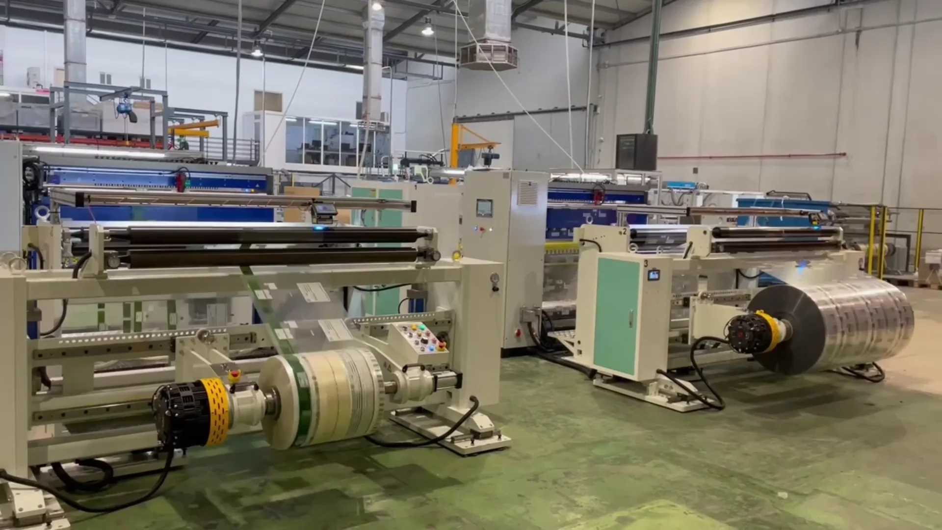 Fully Automatic Turret Slitter Rewinder Jumbo Roll Slitter Rewinder For ...