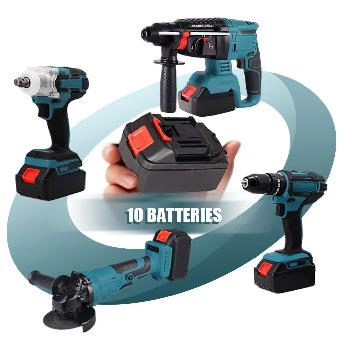 Apts09 Factory Custom Hand Power Drill Machine Cordless Construction ...