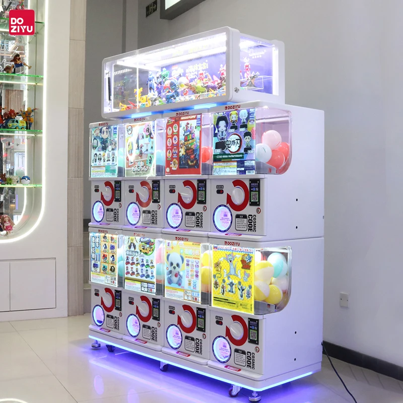 DOZIYU Mini Cosmic Code Gashapon Vending Machine - Free Combo
