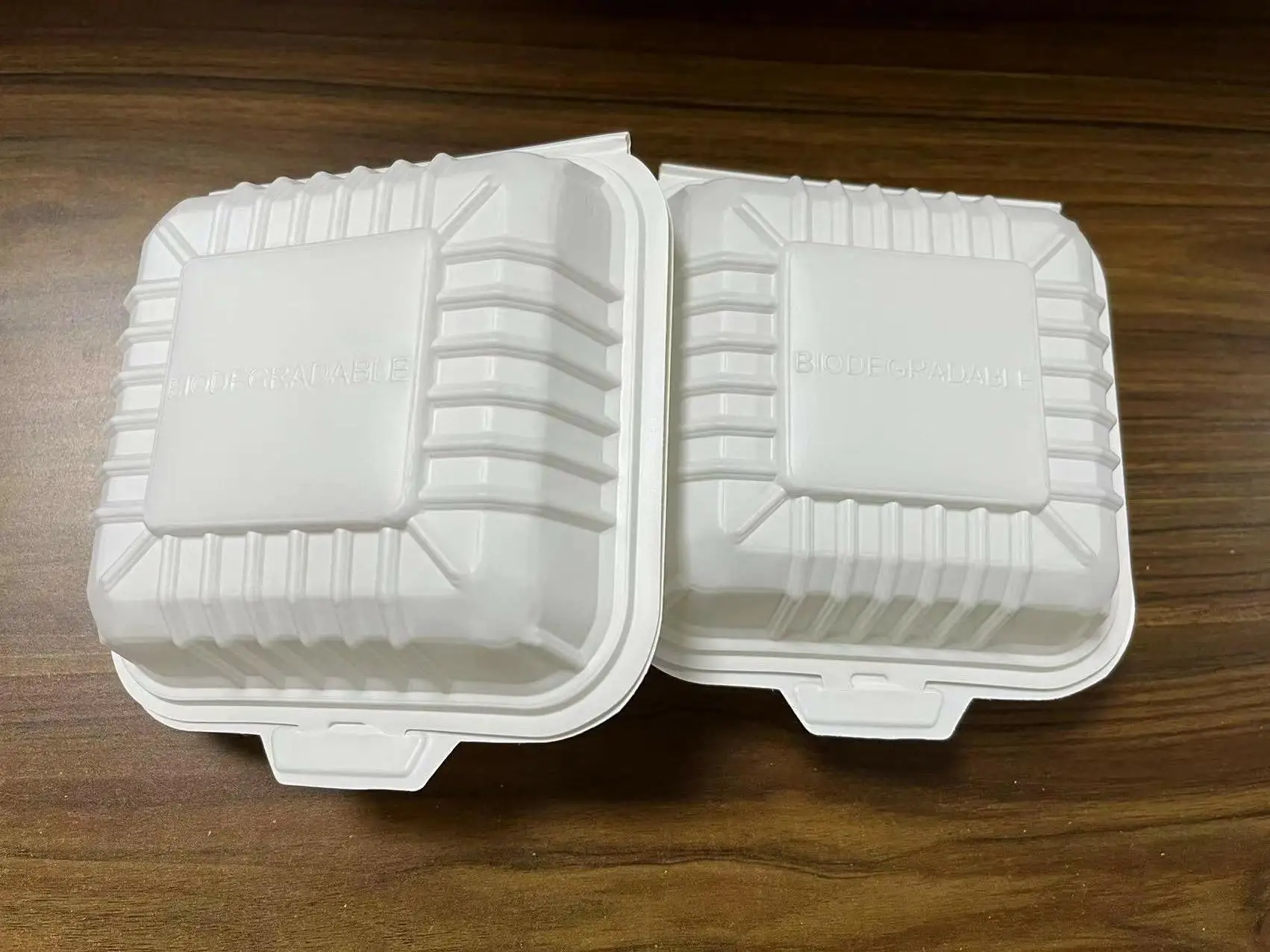 Biodegradable Food Packaging Compostable Food Container Cornstarch 6/8 ...
