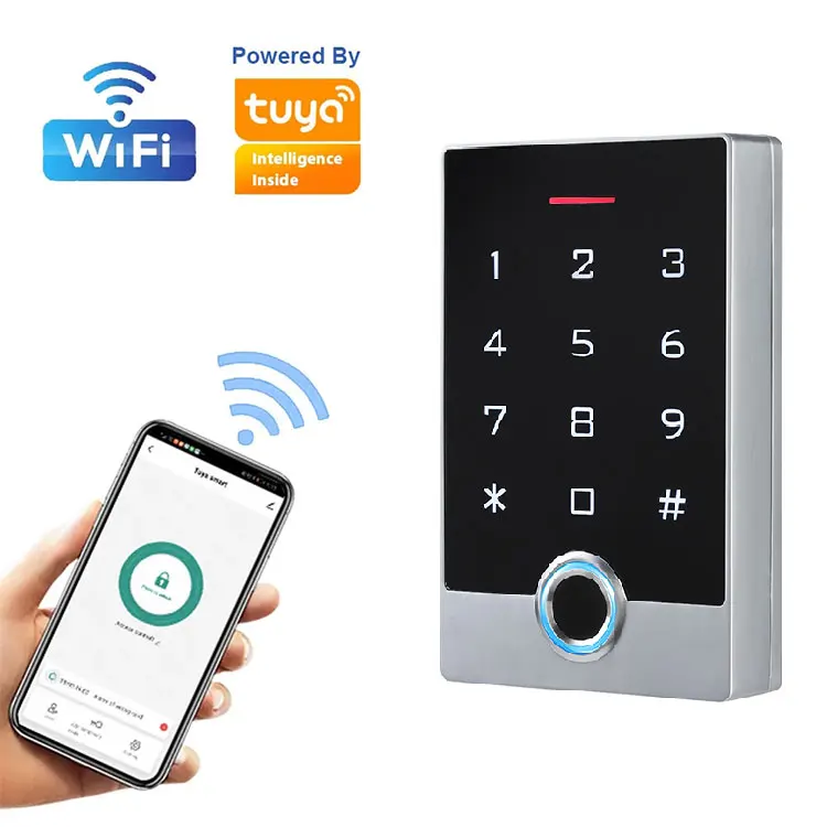 Waterproof Biometric Fingerprint Door Access Controller Keypad RFID MF ...