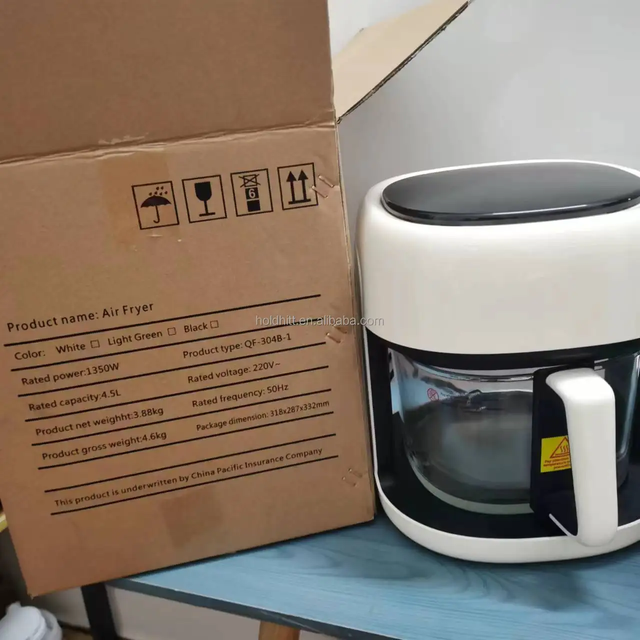 New Arrival Multifunctional Home 8l Glass Visible Hot Air Cycle Oven ...