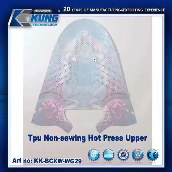 2023 Latest Design Shoe Upper Good Polyester Tpu Non-sewing Hot Press ...