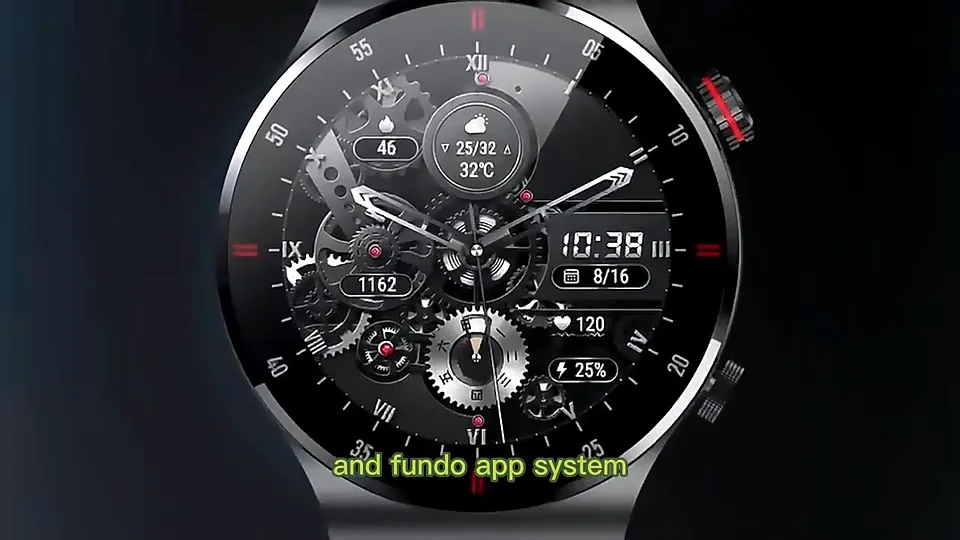 2024 New Sport Tracker Wearable Devices Qw33 Smart Watch Men Full Touch ...