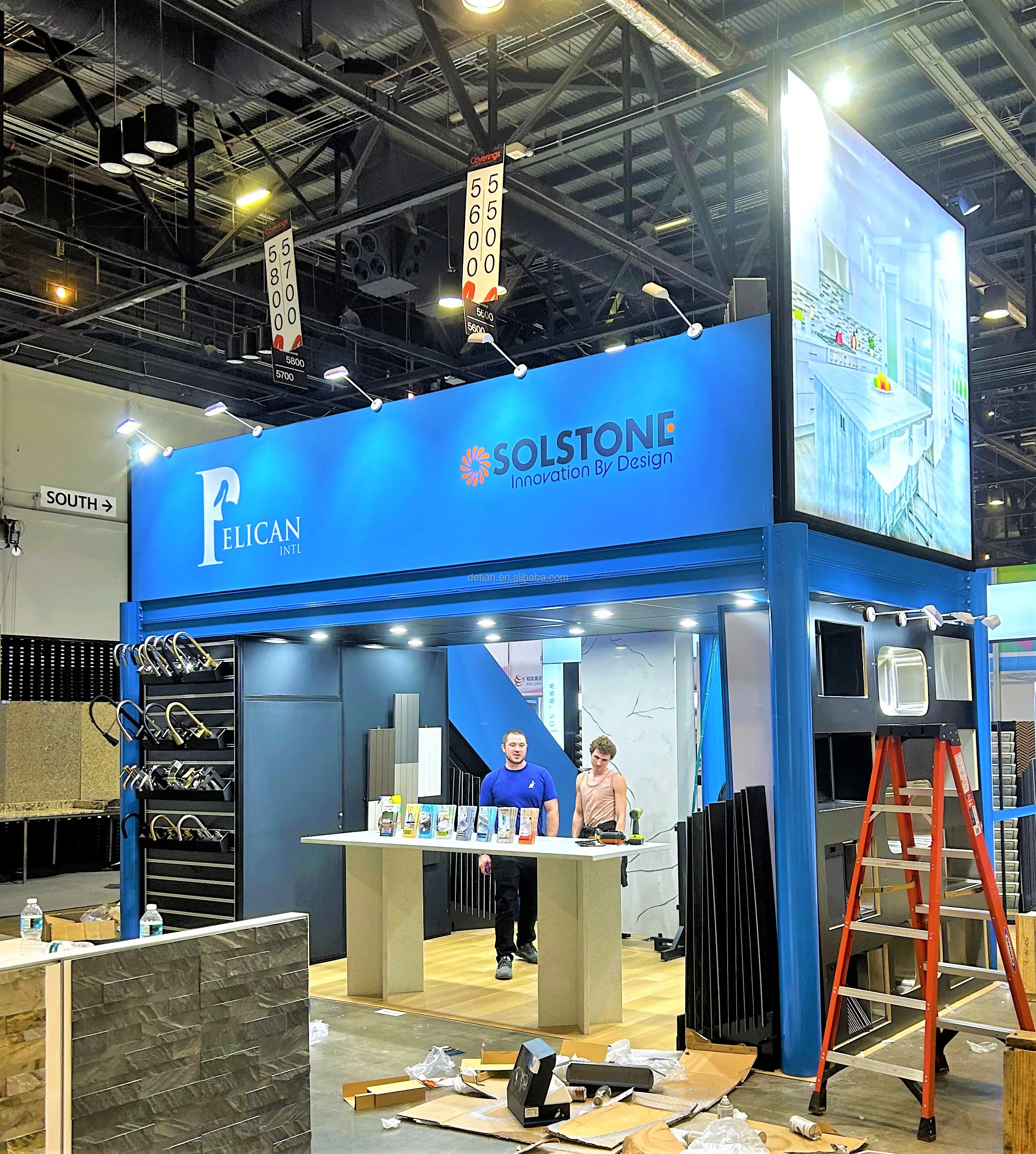 Detian Double Deck Booth,Two Story Stand,Two Stand Booth Constructions ...