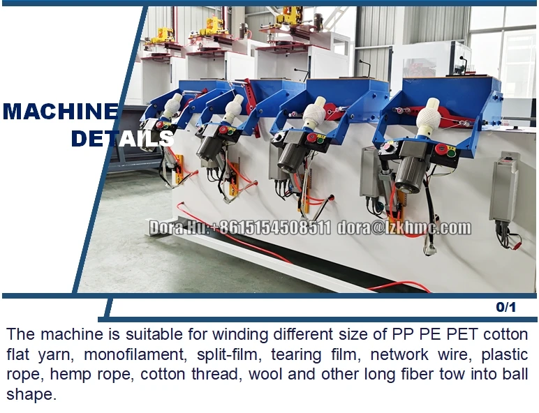 100% Cotton Crochet Yarn Hand Knitting Thread Ball Winding Machine Yarn ...