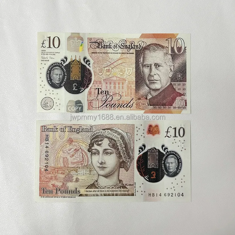 High Quality Polymer Prop Money UK Realistic Movie Plastic Prop Notes ...