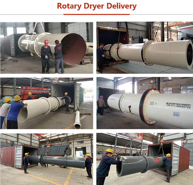 Sand Drying Equipment Fertilizer Rotary Tunnel Dryer for Silica Sand ...