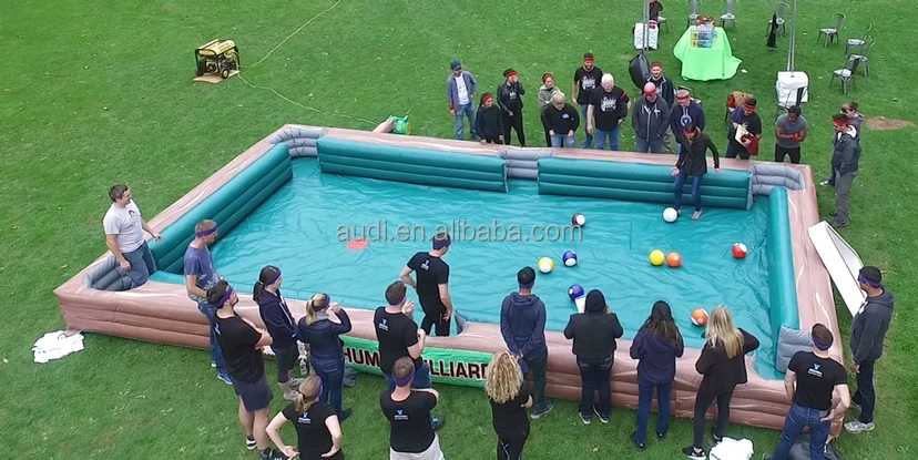 New Design Inflatable Pool Table Soccer Inflatable Football Snooker ...