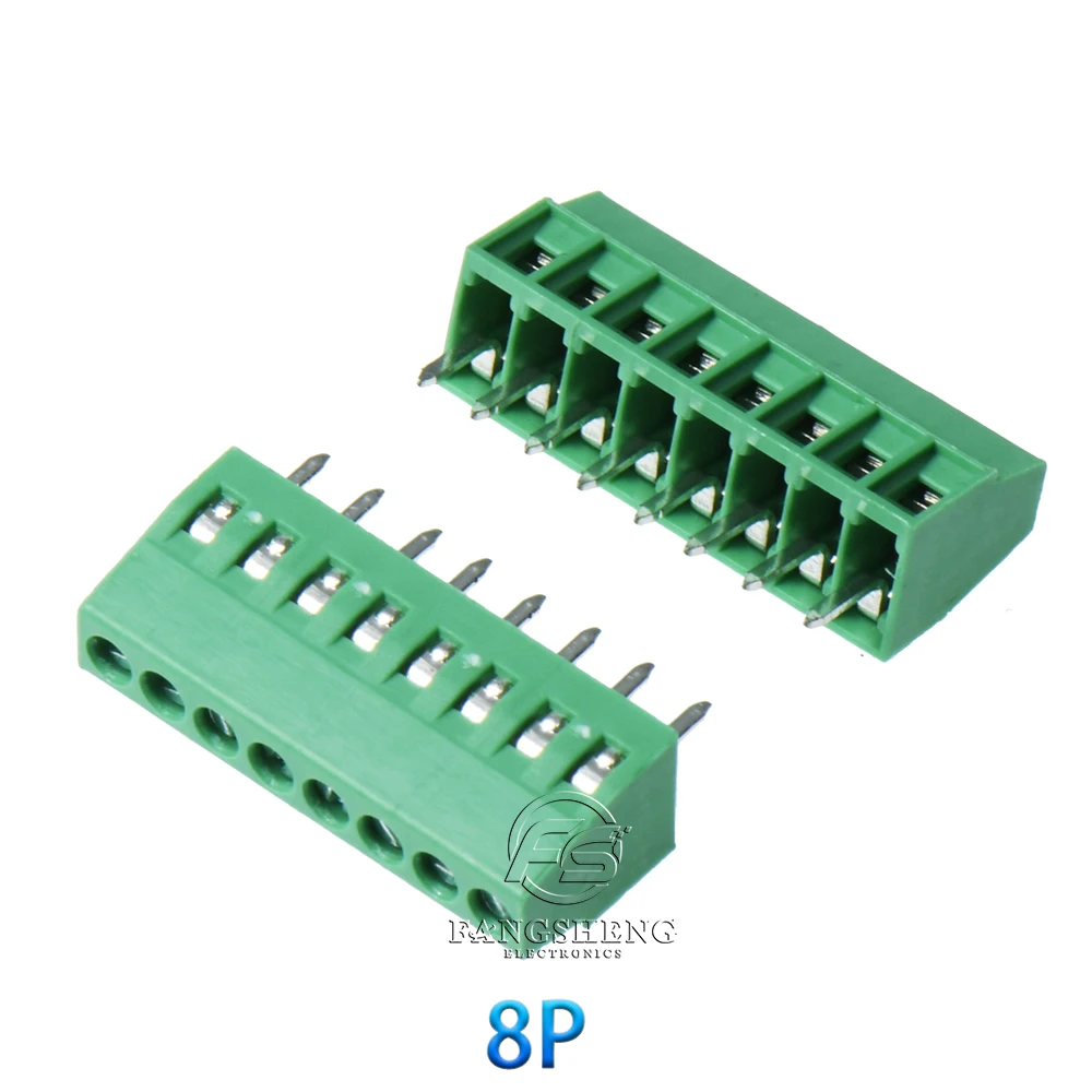 Kf128 2.54mm Pitch Mini Pcb Screw Terminal Blocks Connector 2/3/4/5/6/7 ...