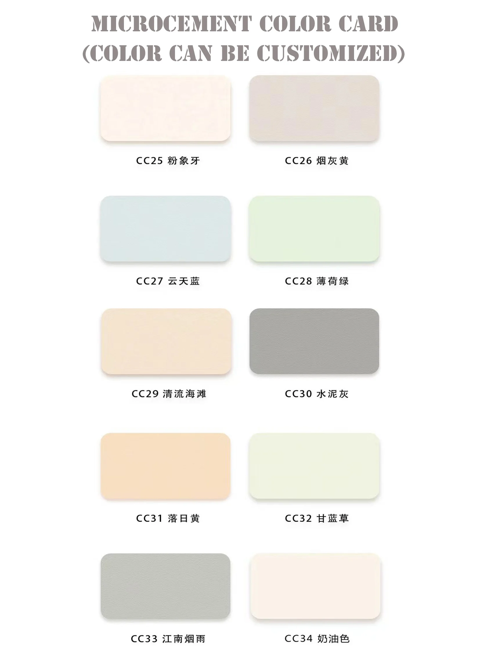 Single Component Microcement Sealing Floor Coating Paint